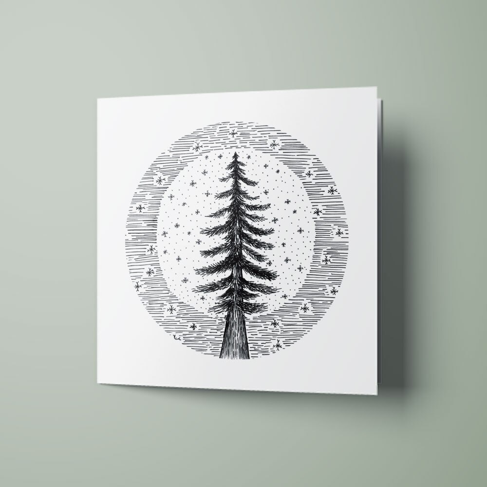 Felicitare Craciun Winter Moon, Zizula Cards, 145 x 145 mm - eMAG.ro