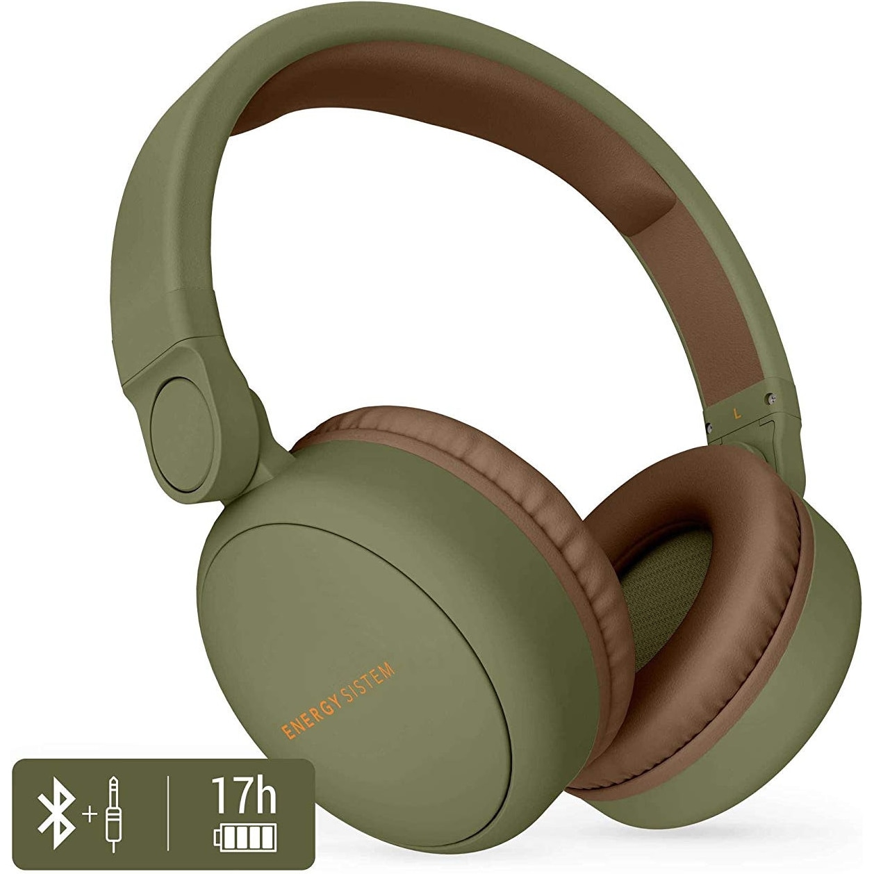 Casti Audio Over Ear Energy Sistem Headphones 2, Bluetooth, Verde - eMAG.ro