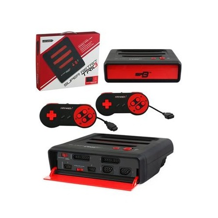Consola Retro Bit Super Retro Trio 3 In 1 Nes/Snes/Mega Drive Pal ...