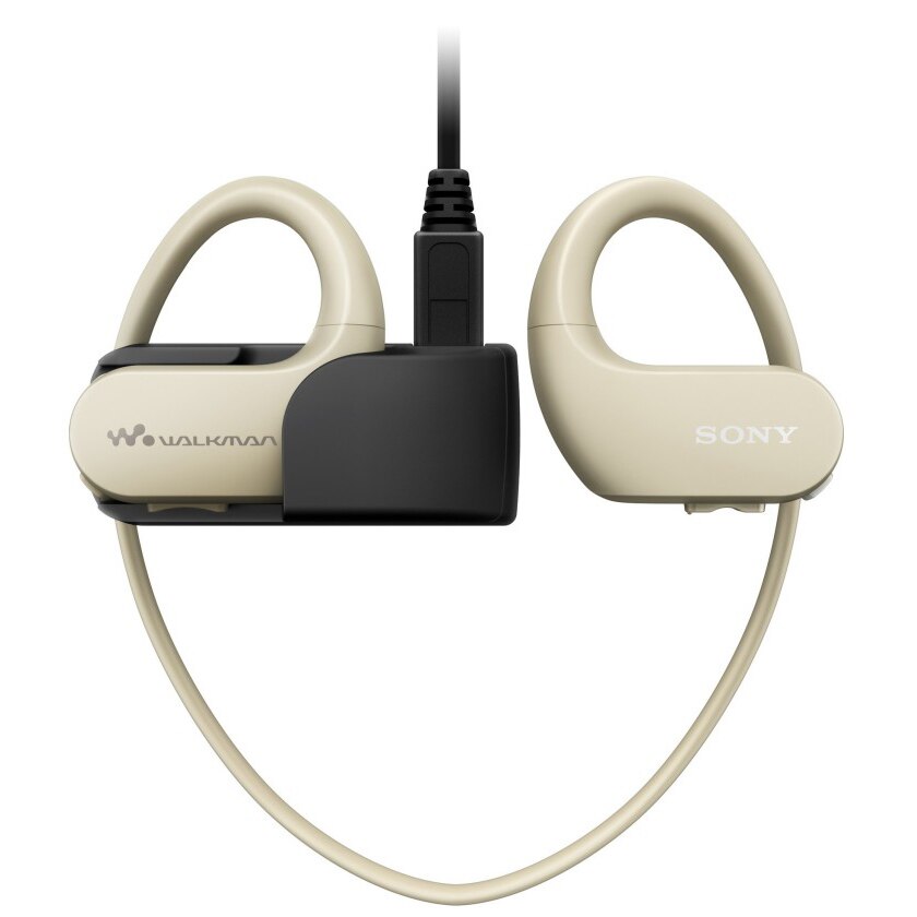 Mp3 Player Sport Sony Walkman NWWS413C, 4GB, Waterproof, Bej - eMAG.ro