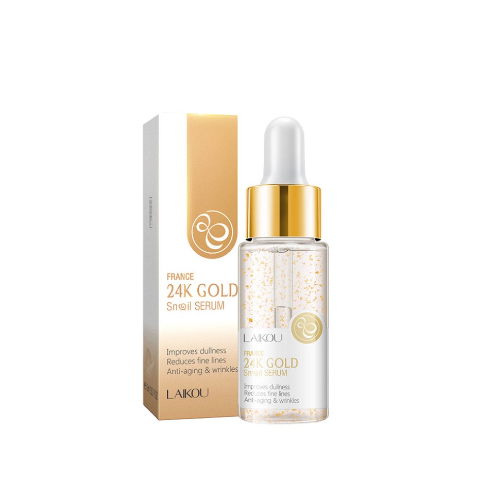 Ser cu acid hialuronic, extract de melc si particule de aur 24K, 17 ml ...