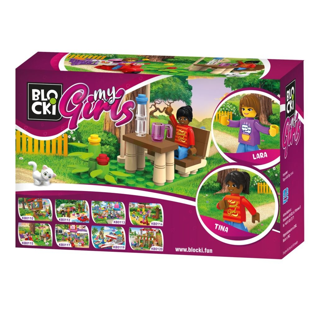Joc constructie Blocki, Picnic, 61 piese, Robentoys® - eMAG.ro