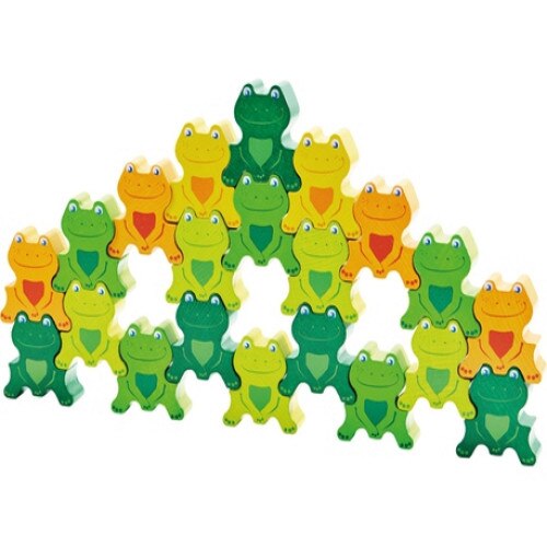 Joc de sortare si stivuire Broscutele Indraznete 3D, Haba Education, 25 ...