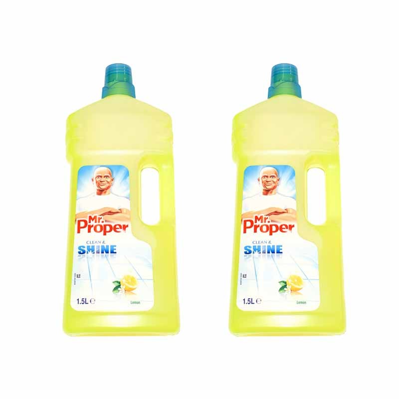 Set 2 x Mr. Proper Detergent Universal de Pardoseli 1.5L Lemon - eMAG.ro