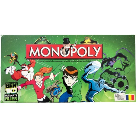 Joc de societate, Monopoly Ben Ten Ultimate, limba romana, pentru copii ...