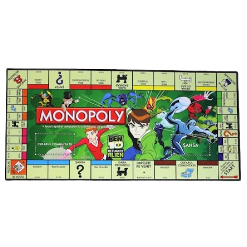 Joc de societate, Monopoly Ben Ten Ultimate, limba romana, pentru copii ...