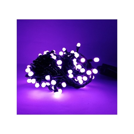 Instalatie luminite pentru bradul de Craciun, 100 led-uri mari, culoare ...