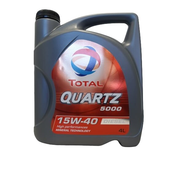 Моторно масло Total Quartz, Diesel 5000, 15W-40, 4 л. - eMAG.bg