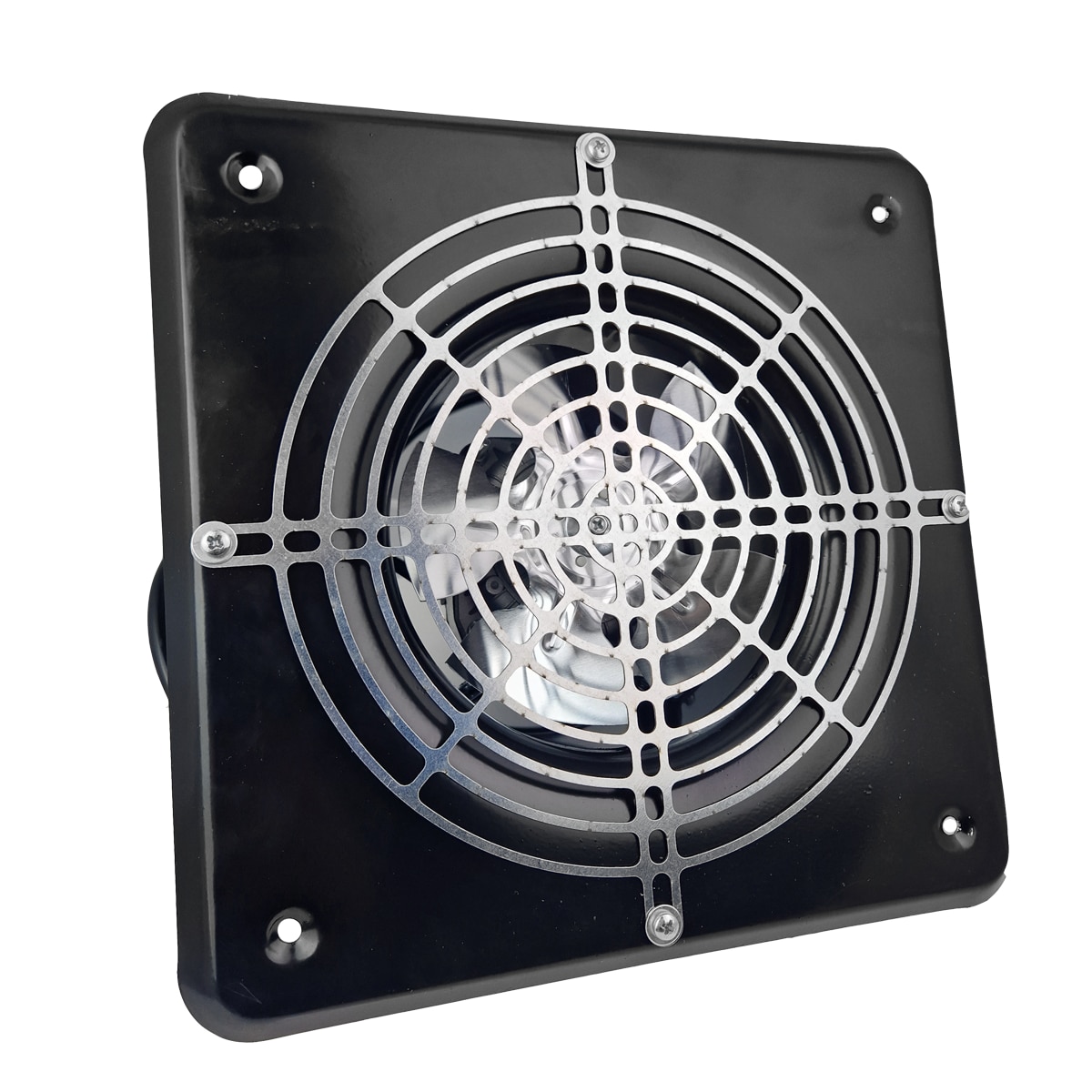 Ventilator industrial axial de perete, Dospel WB-S 200, negru, diametru 200 mm, 350 mc/h, IPX2 ...