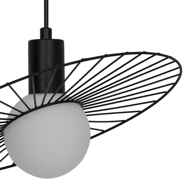 Pendul spot, negru, 1 x G9, IP20, Odzala - eMAG.ro