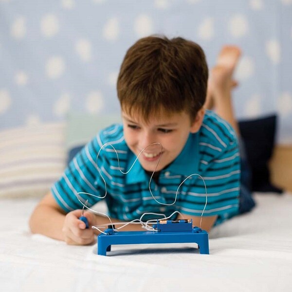 Joc educativ construirea unui circuit electric, Buzz Wire Making Kit ...