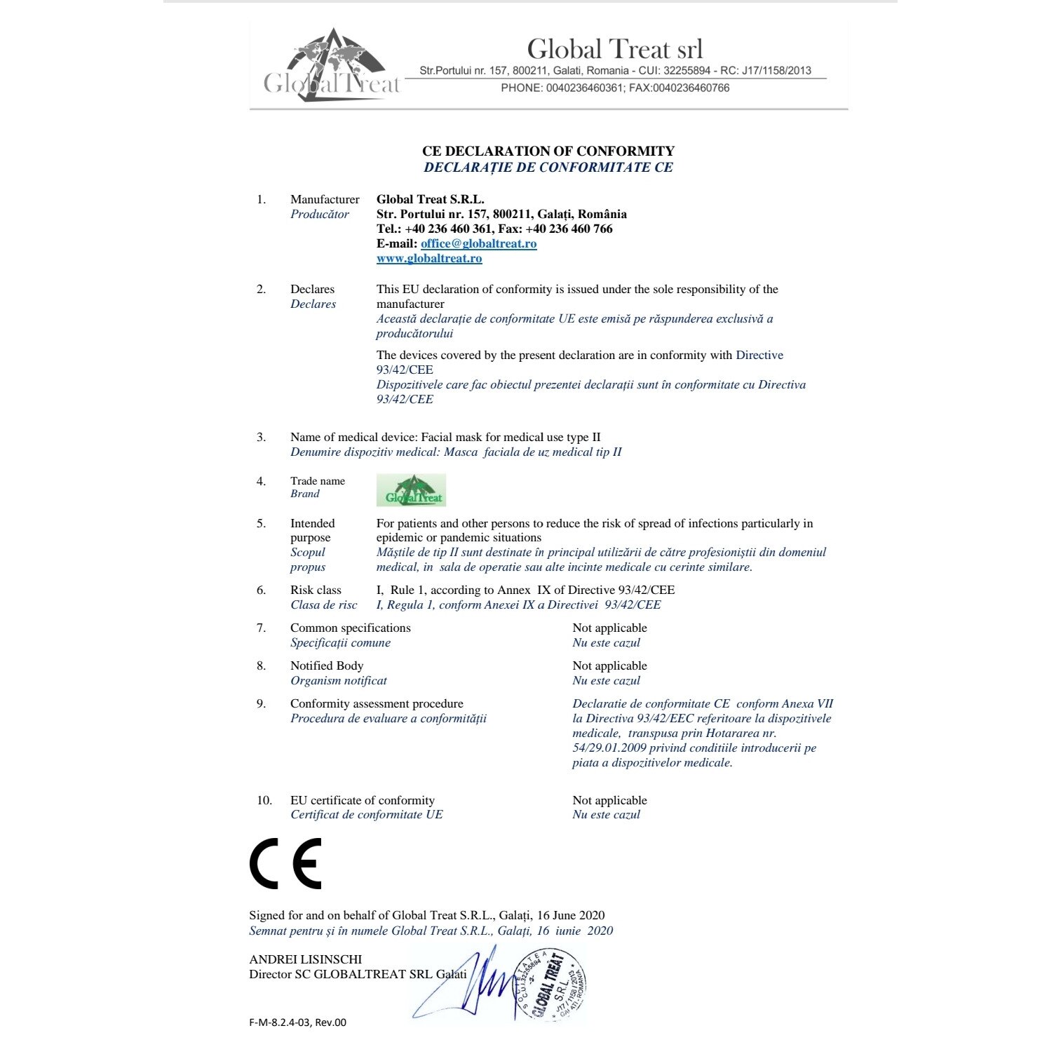 Set 50 bucati, Masca TIP II, negre, medicale - eMAG.ro