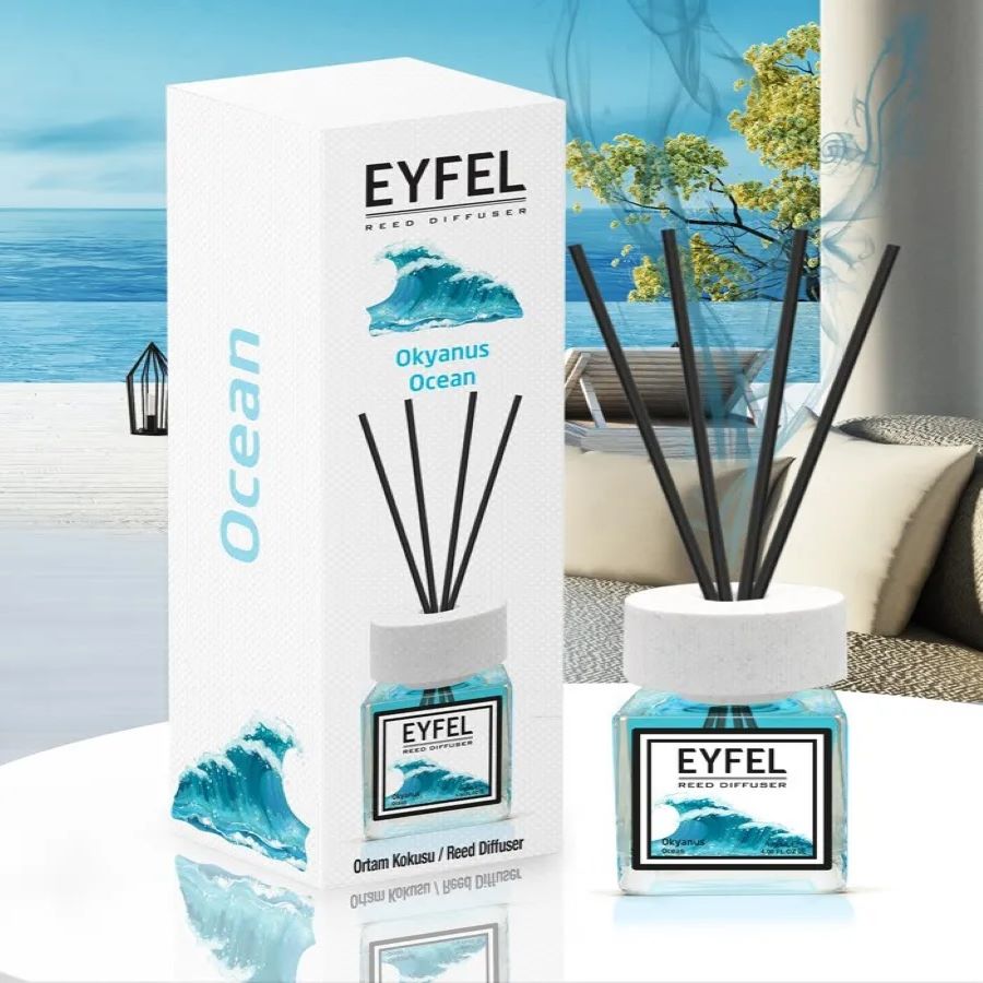 Ароматизатор с ароматни пръчици Ocean, EYFEL, 120 мл - eMAG.bg