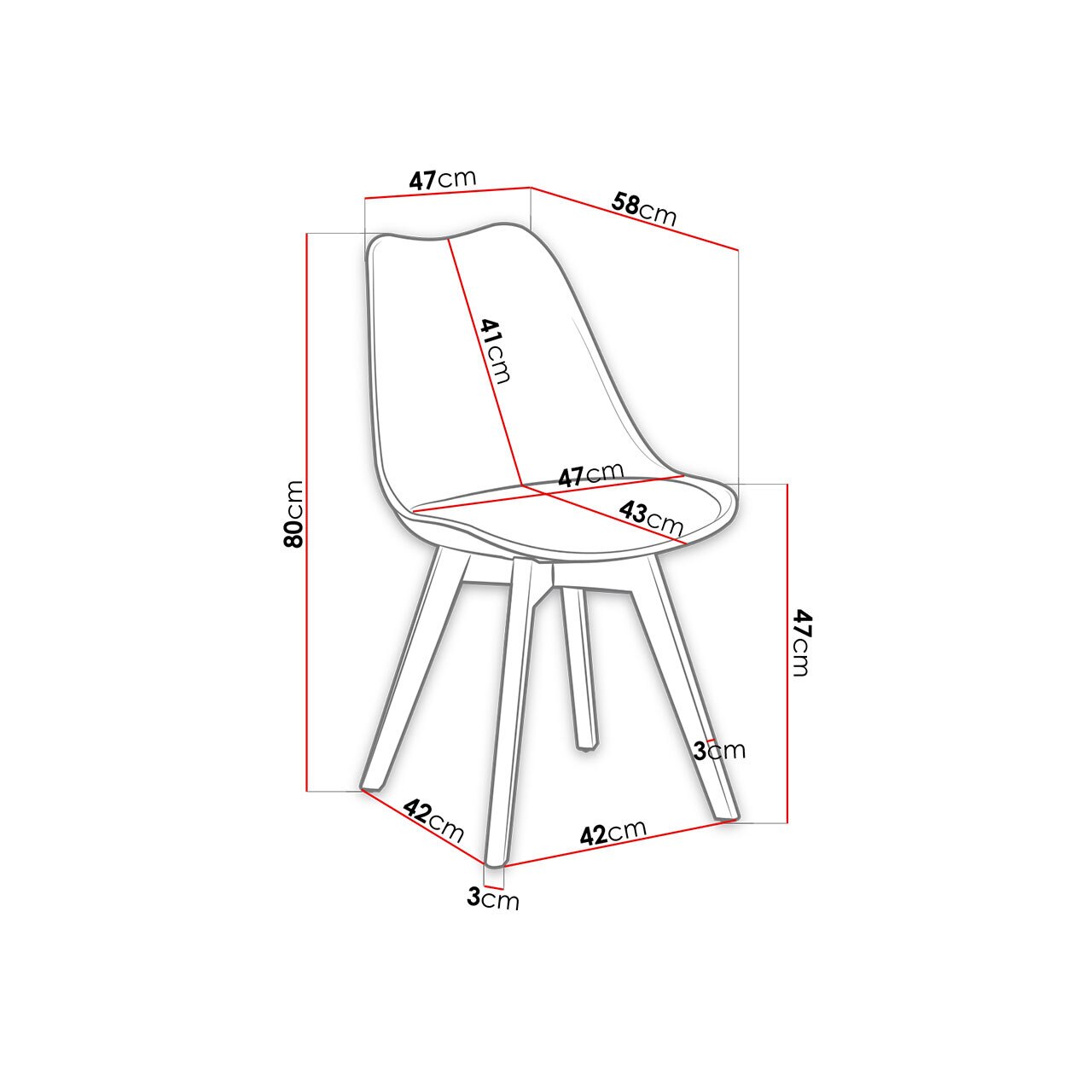 Set 2 scaune dining/bucatarie Jazz, Mobila MIRJAN 24, culoare alb ...