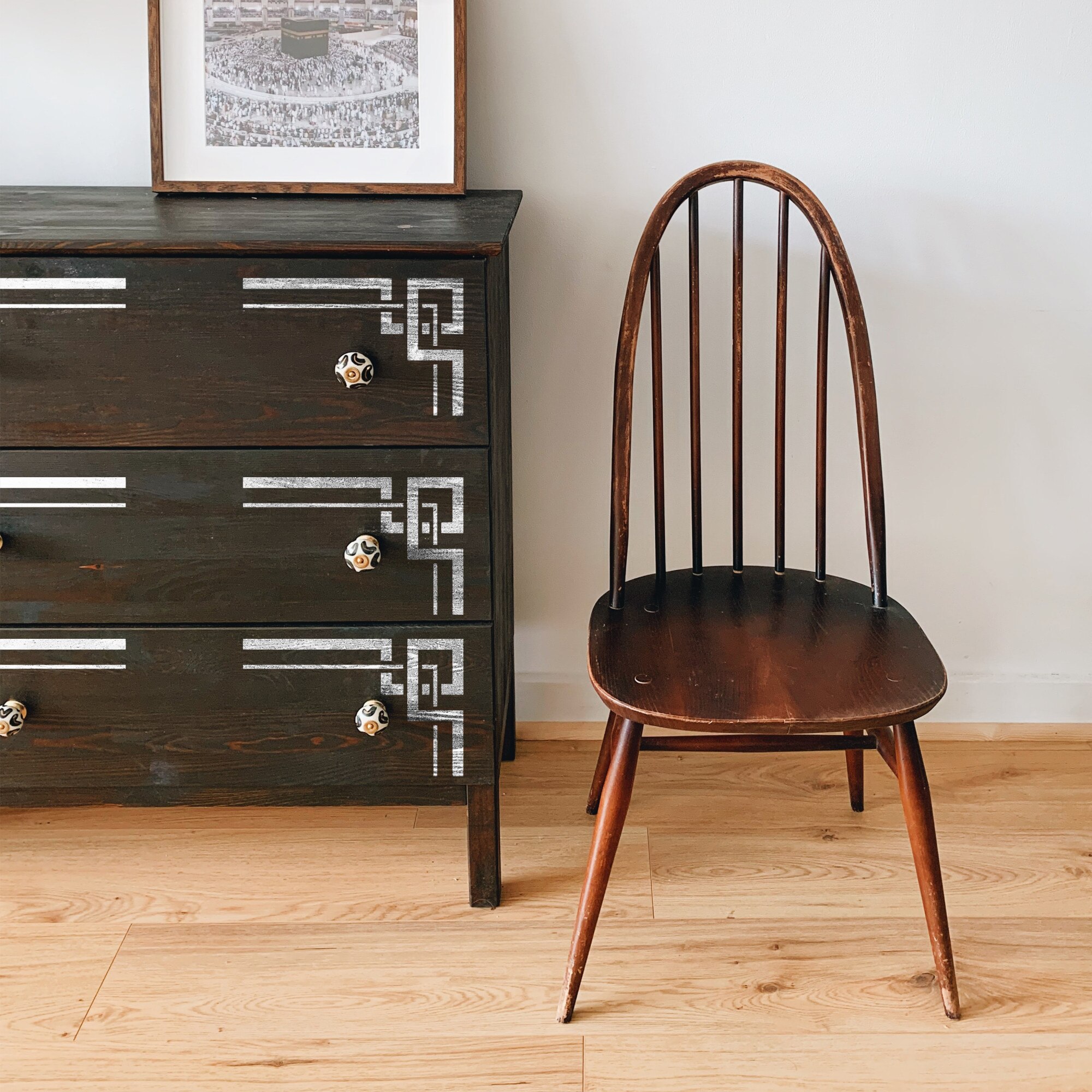 Sablon decorativ Elf Corner, A4, reutilizabil, plastic, maro - eMAG.ro