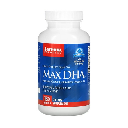 Max DHA Omega 3 Fish Oil, Jarrow Formulas, 180 softgels - eMAG.ro