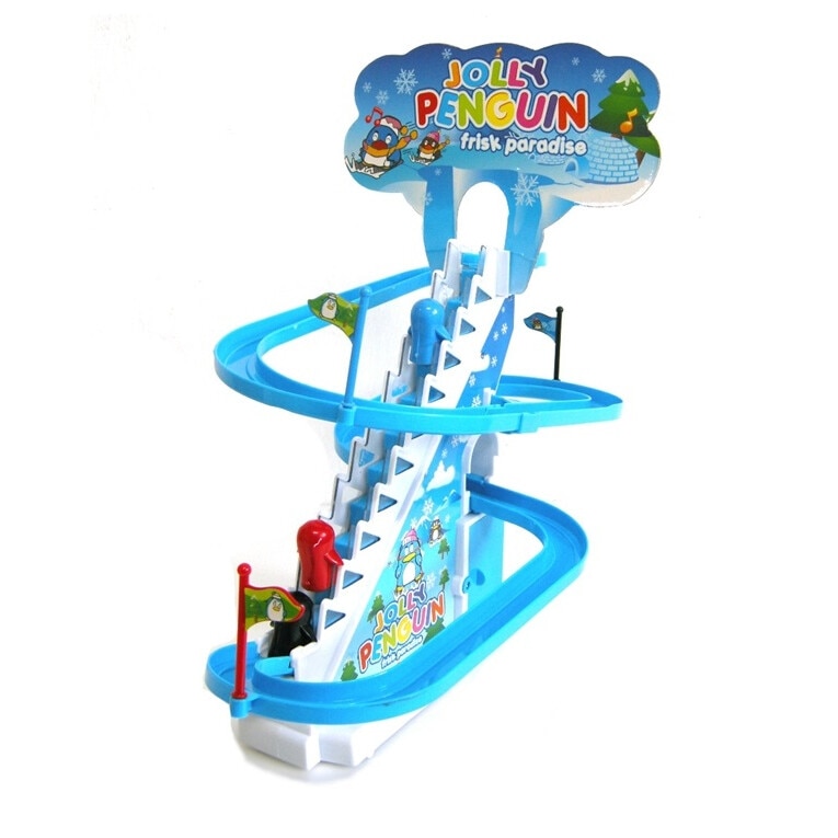 OEM Jolly Penguin Frisk Paradise interaktív játék automata lépcső, hang ...