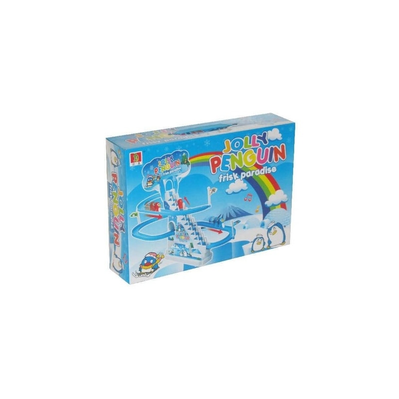 OEM Jolly Penguin Frisk Paradise interaktív játék automata lépcső, hang ...