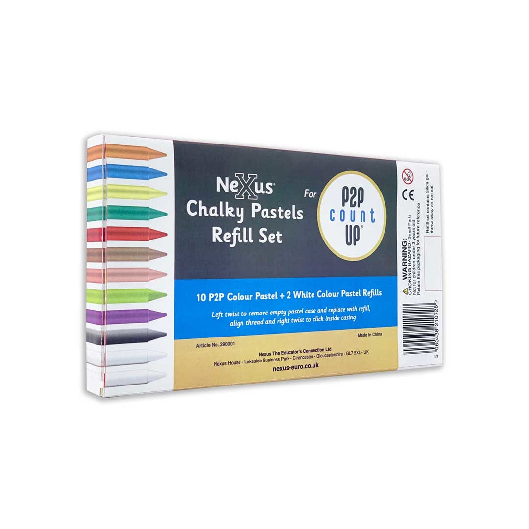 Set Rezerve pentru setul de 12 pasteluri colorate Chalky Pastels, Nexus ...