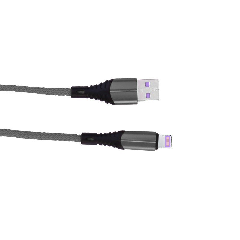 USB към Lightning 8-пинов кабел за зареждане на iPhone, подсилен, 1 м ...