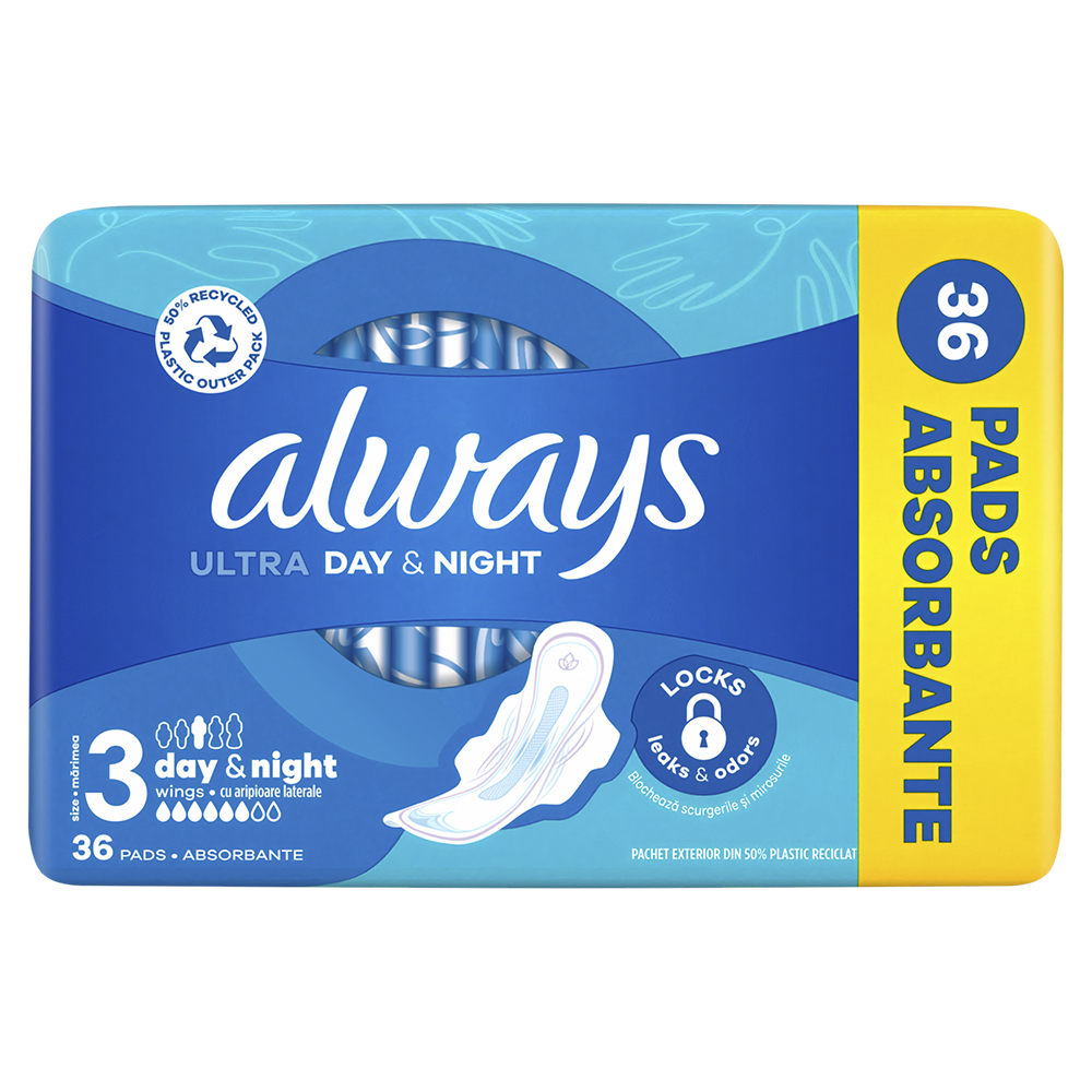 Absorbante Always Ultra Night, 36 buc - eMAG.ro