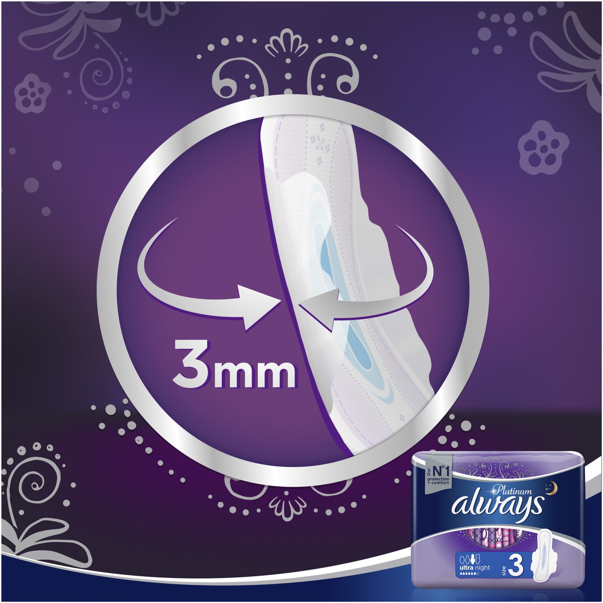 Pachet promo: Absorbante Always Platinum Ultra Night, 12 buc ...