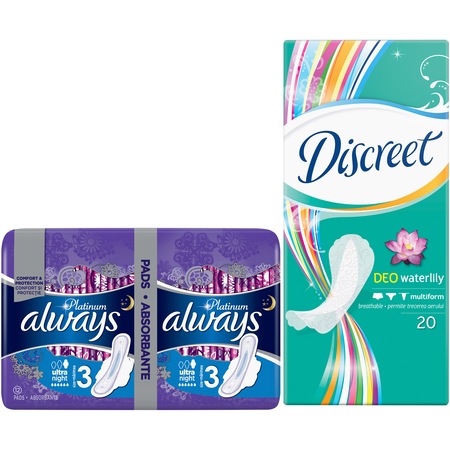 Pachet promo: Absorbante Always Platinum Ultra Night, 12 buc ...
