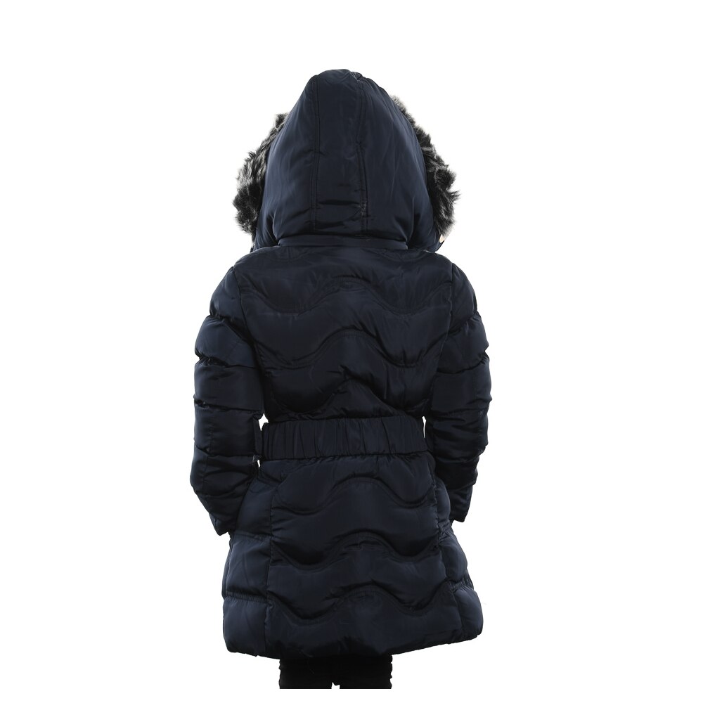 Geaca Lunga De Copii Doris Albastra Inchis 12 Ani - eMAG.ro