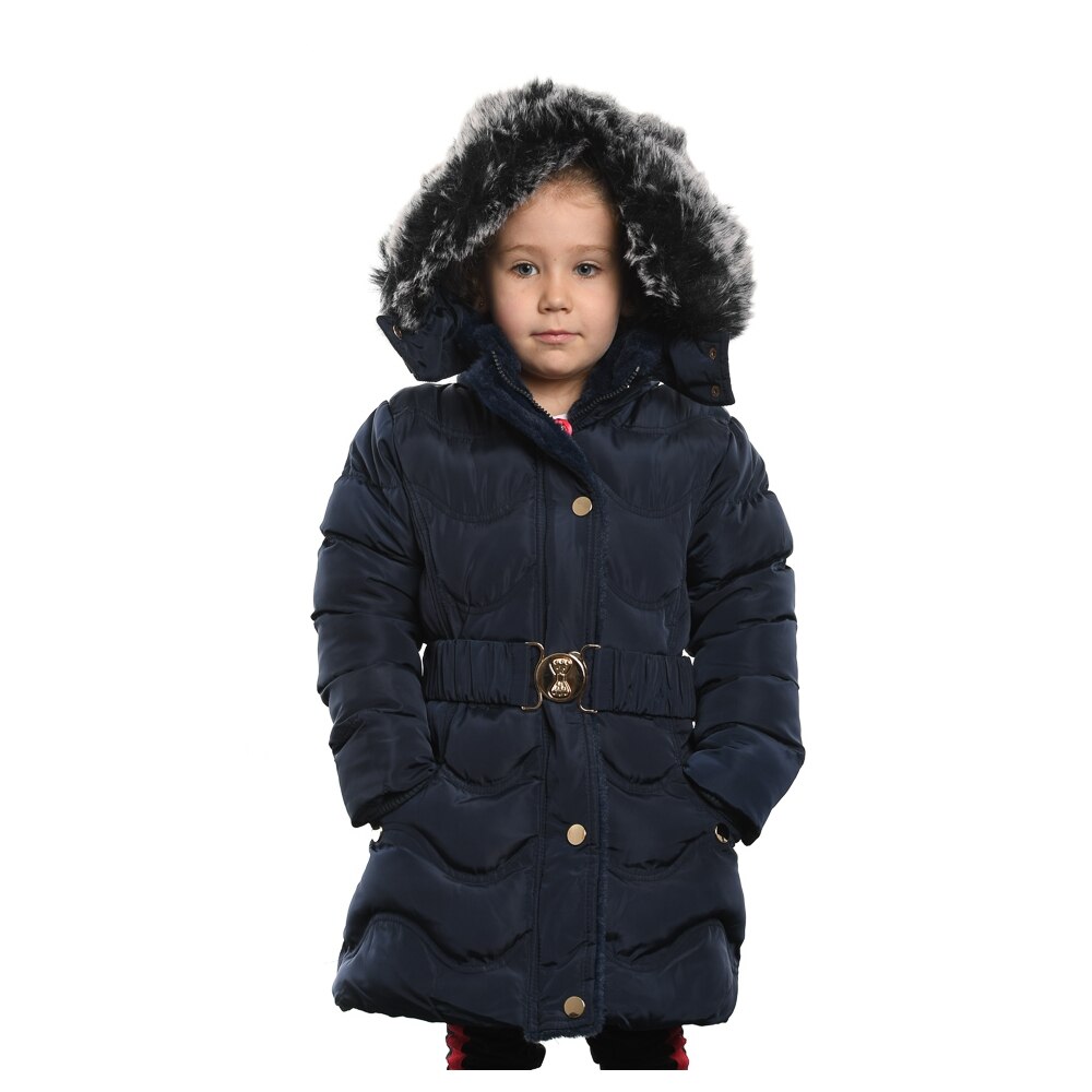 Geaca Lunga De Copii Doris Albastra Inchis 8 Ani - eMAG.ro