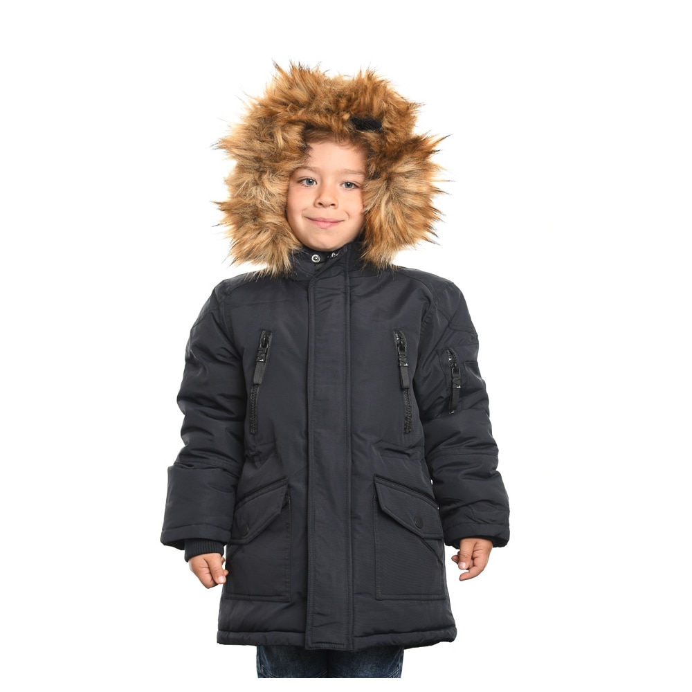 Geaca Lunga De Copii Petru Albastra Inchis 8 Ani - eMAG.ro