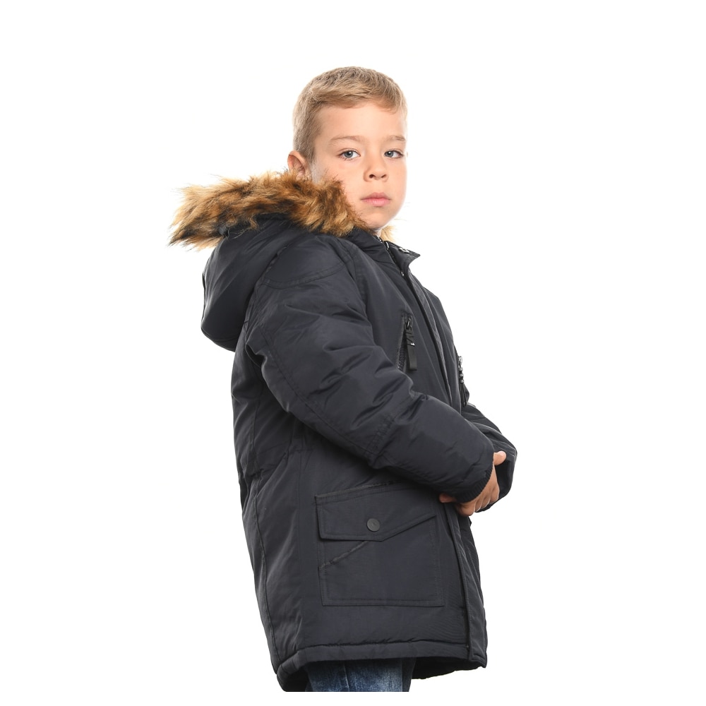 Geaca Lunga De Copii Petru Albastra Inchis 10 Ani - eMAG.ro