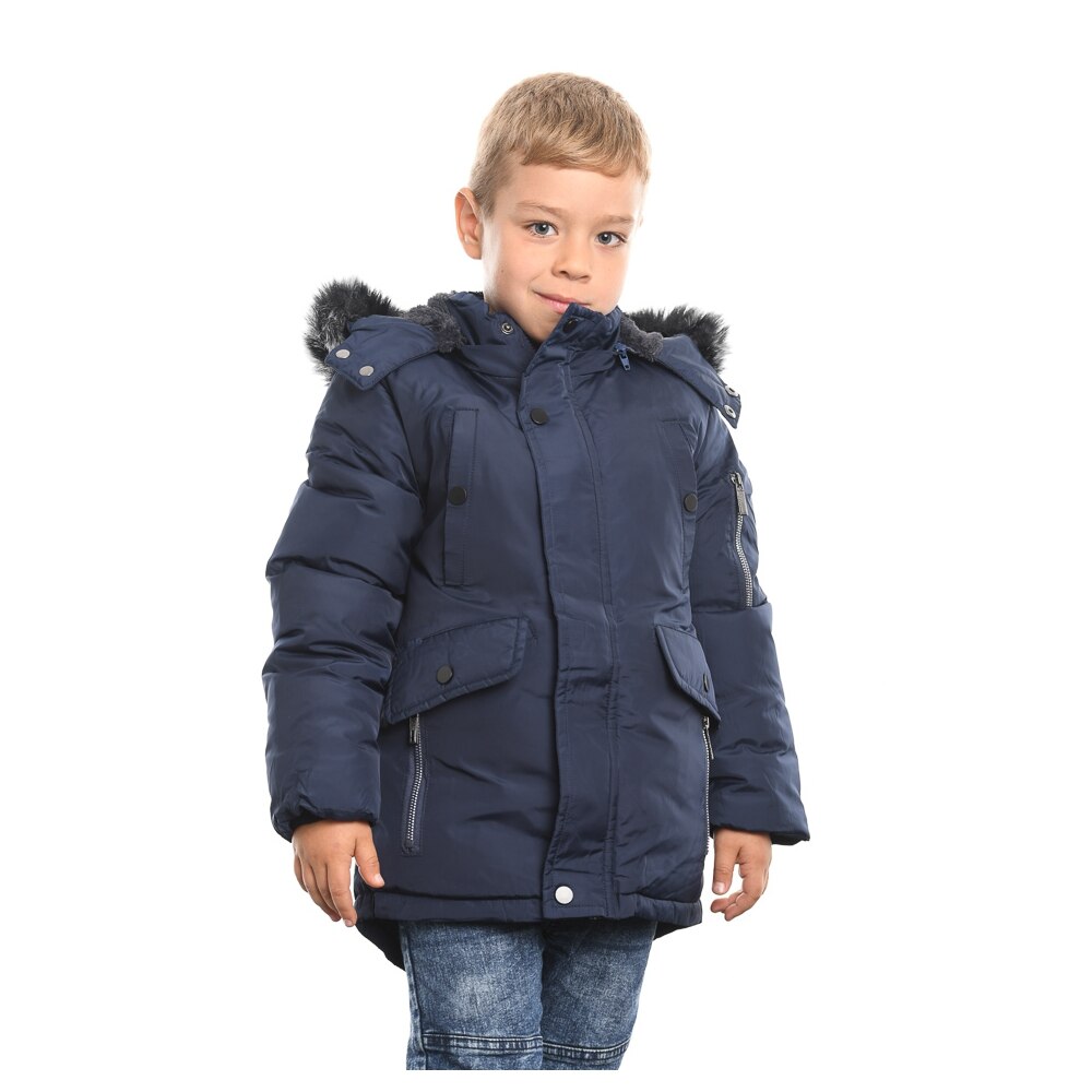 Geaca Lunga De Copii Adinis Albastra Inchis 12 Ani - eMAG.ro