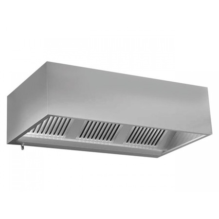 Hota perete CUBICA, 1500x700x450mm, fara motor, INOX&MOBILIER HORECA ...