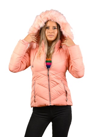 Geaca De Dama Mariole Roz L - eMAG.ro