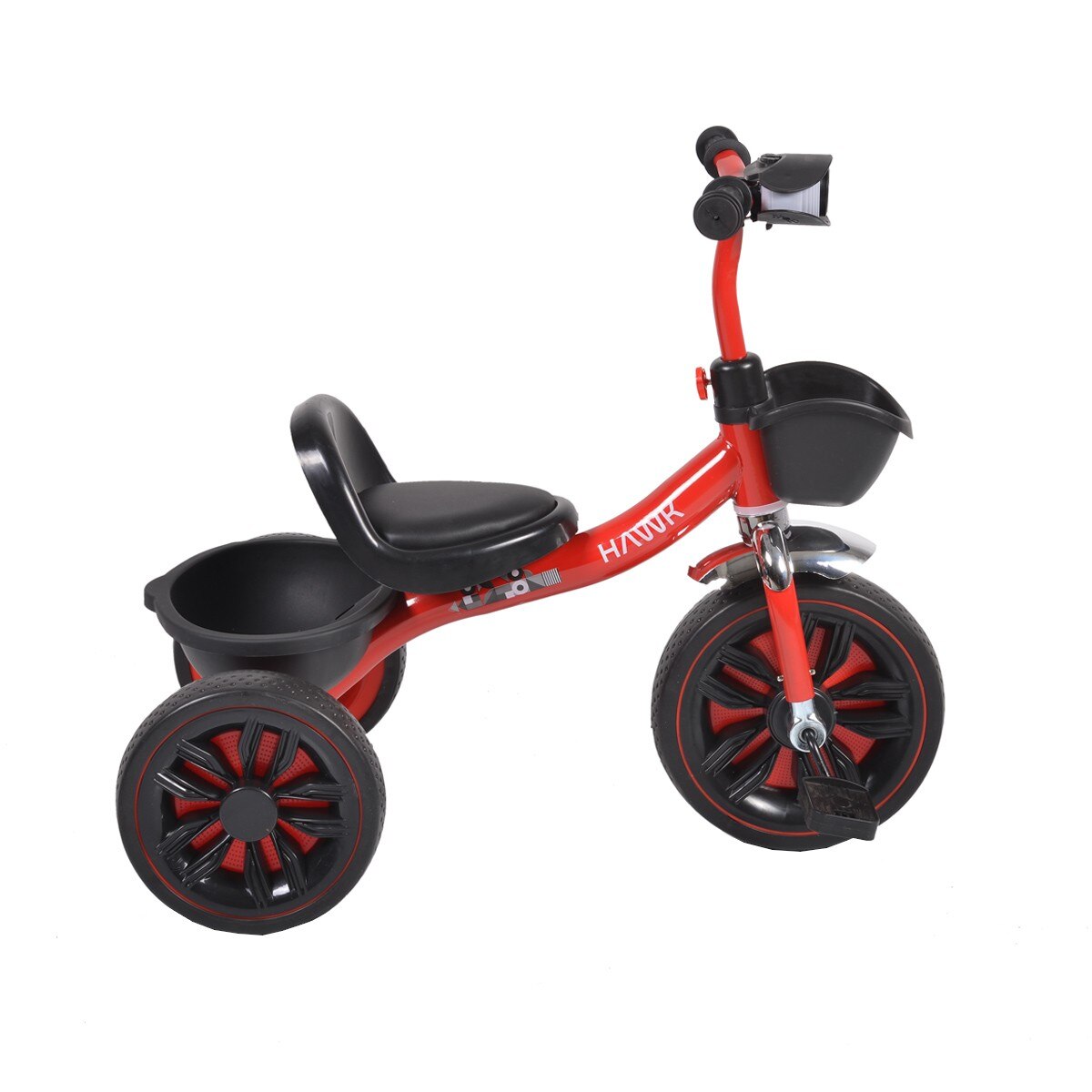 Tricicleta cu pedale NOVOKIDS™ Hawk Trike, Cu melodii si lumini, Doua ...