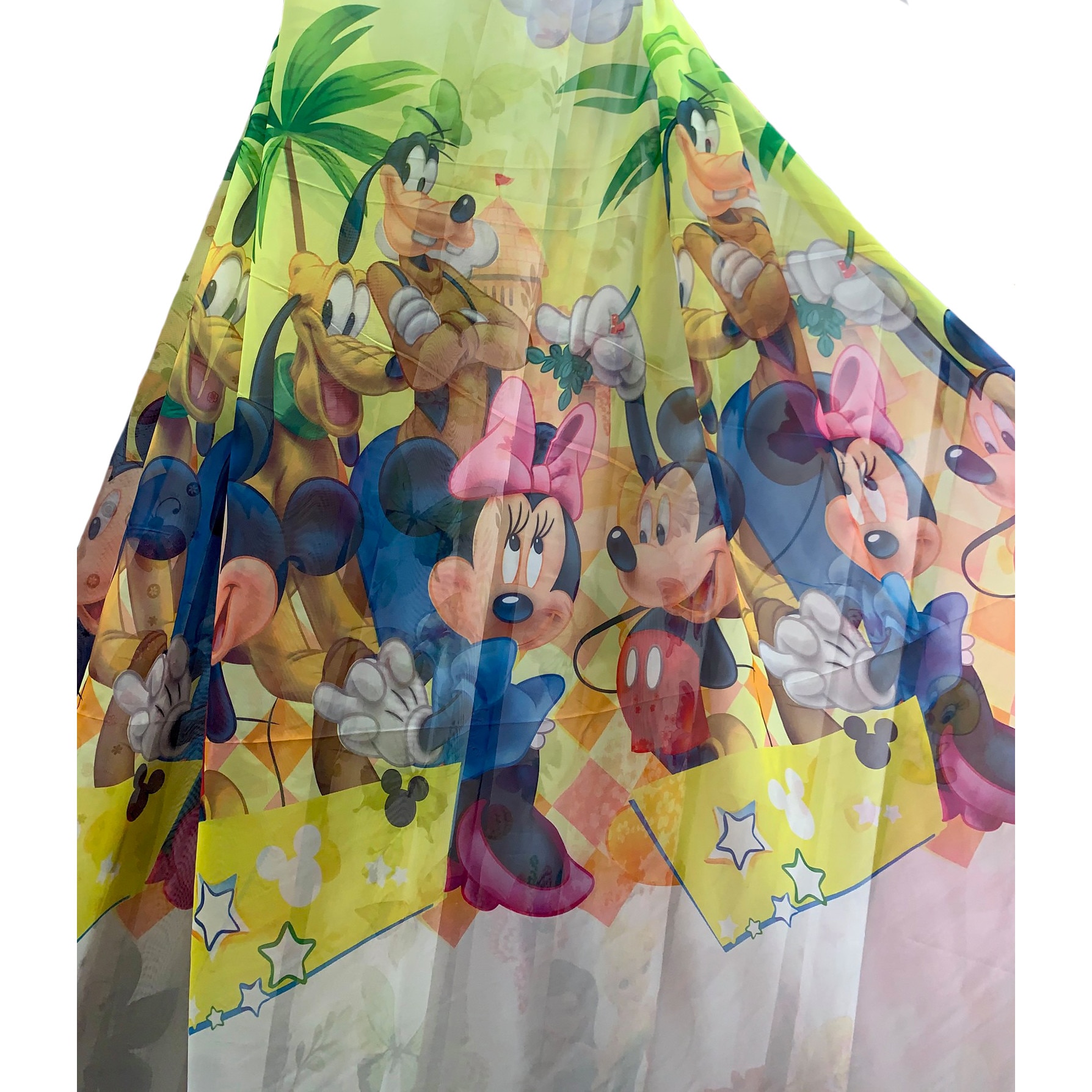 Set 2 draperii si perdea pentru copii, 2x150x225cm, 1x300x225cm, cu ...