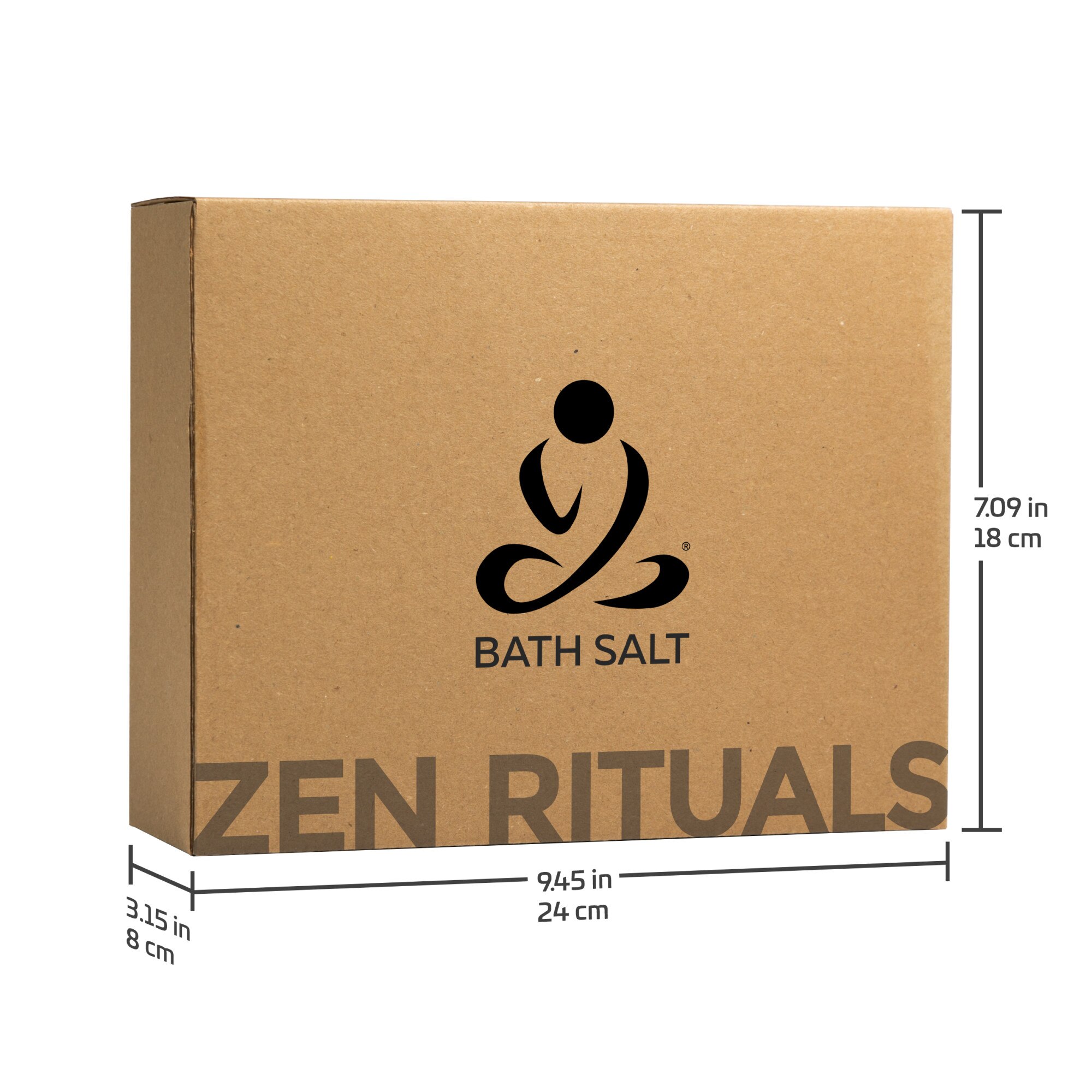 Комплект Zen Rituals, 3 контейнера соли за вана с етерични масла, чиста ...