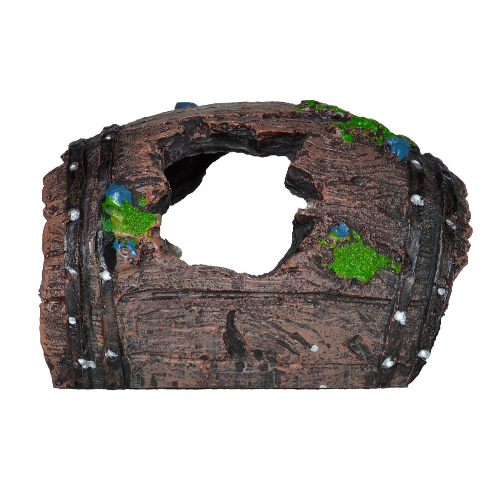 Decor acvariu butoi spart 12 cm - eMAG.ro