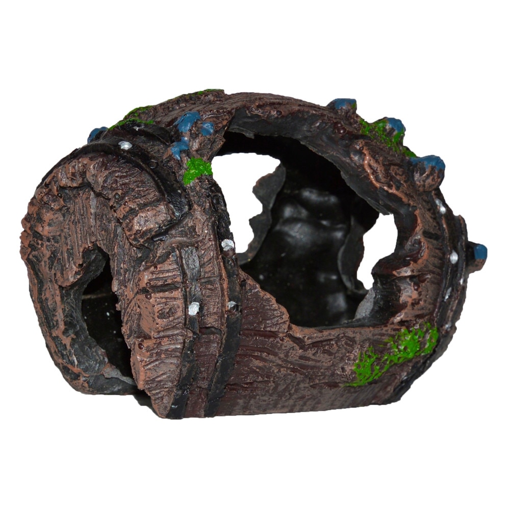Decor acvariu butoi spart 12 cm - eMAG.ro