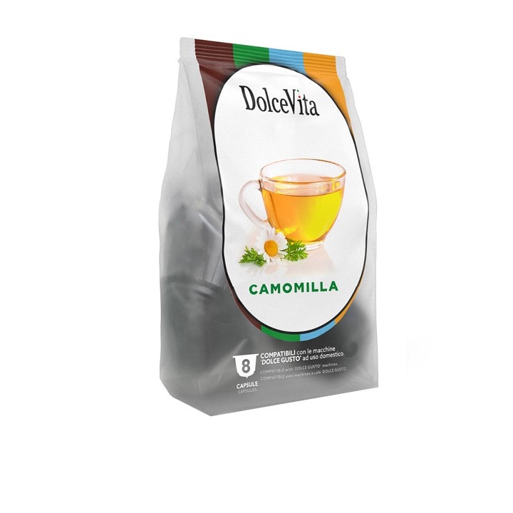 Комплект капсули чай Dolce Vita, Лайка, съвместими с Dolce Gusto, 8 бр ...