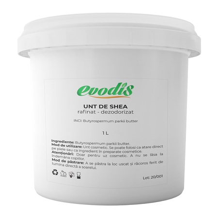 Unt de Shea, rafinat dezodorizat, EVODIS PRODUCTS, 1 L - eMAG.ro