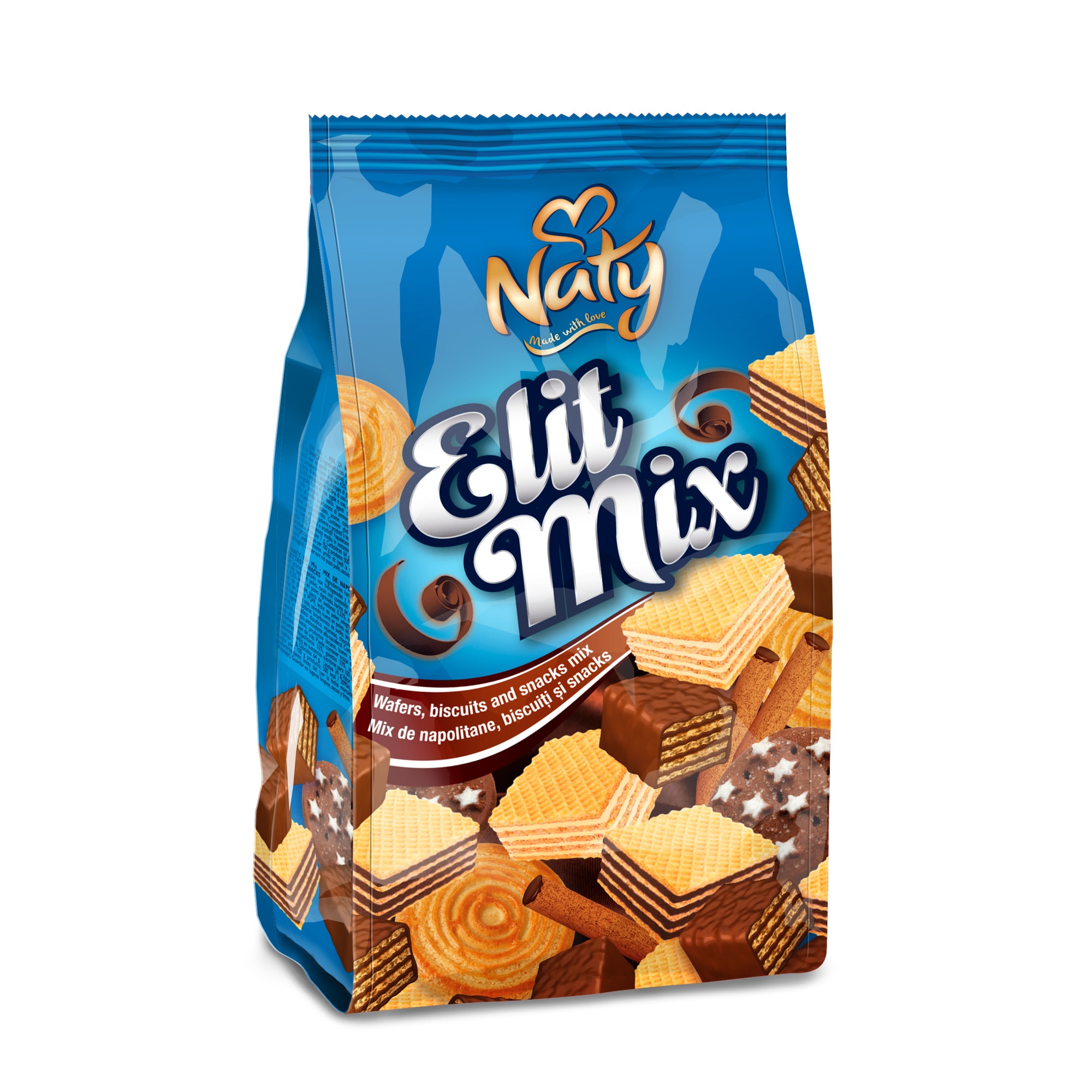 Naty Elit Mix - Mix de napolitane, biscuiti si snacks 300g - eMAG.ro