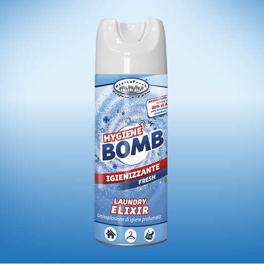 Igienizant pentru haine, incaltaminte si suprafete Hygiene Bomb Elixir ...