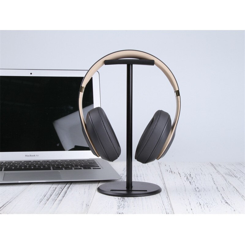 Stand solid pentru casti Slim, ASKSA, robust, aluminiu, Negru - eMAG.ro