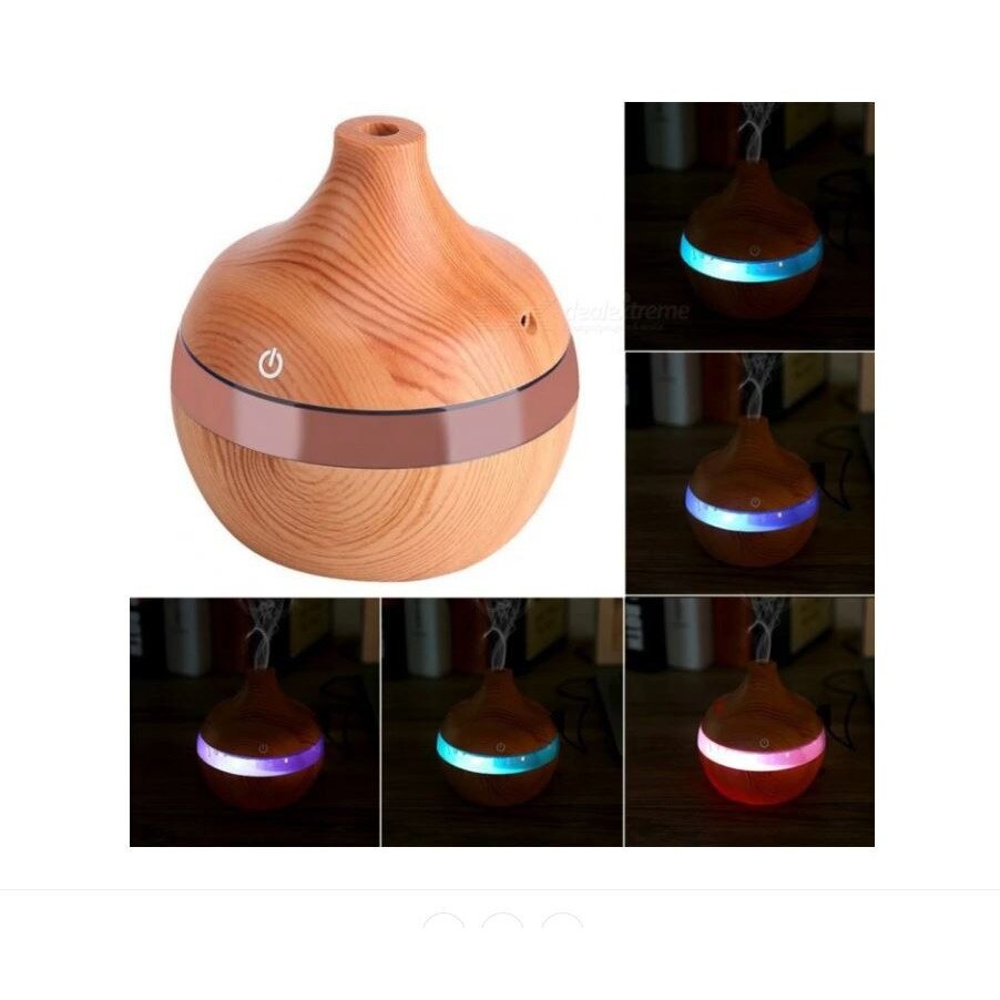 SilverHome Bubble Mini Humidifer párásító 7LED Színes - fa hatású (KP ...