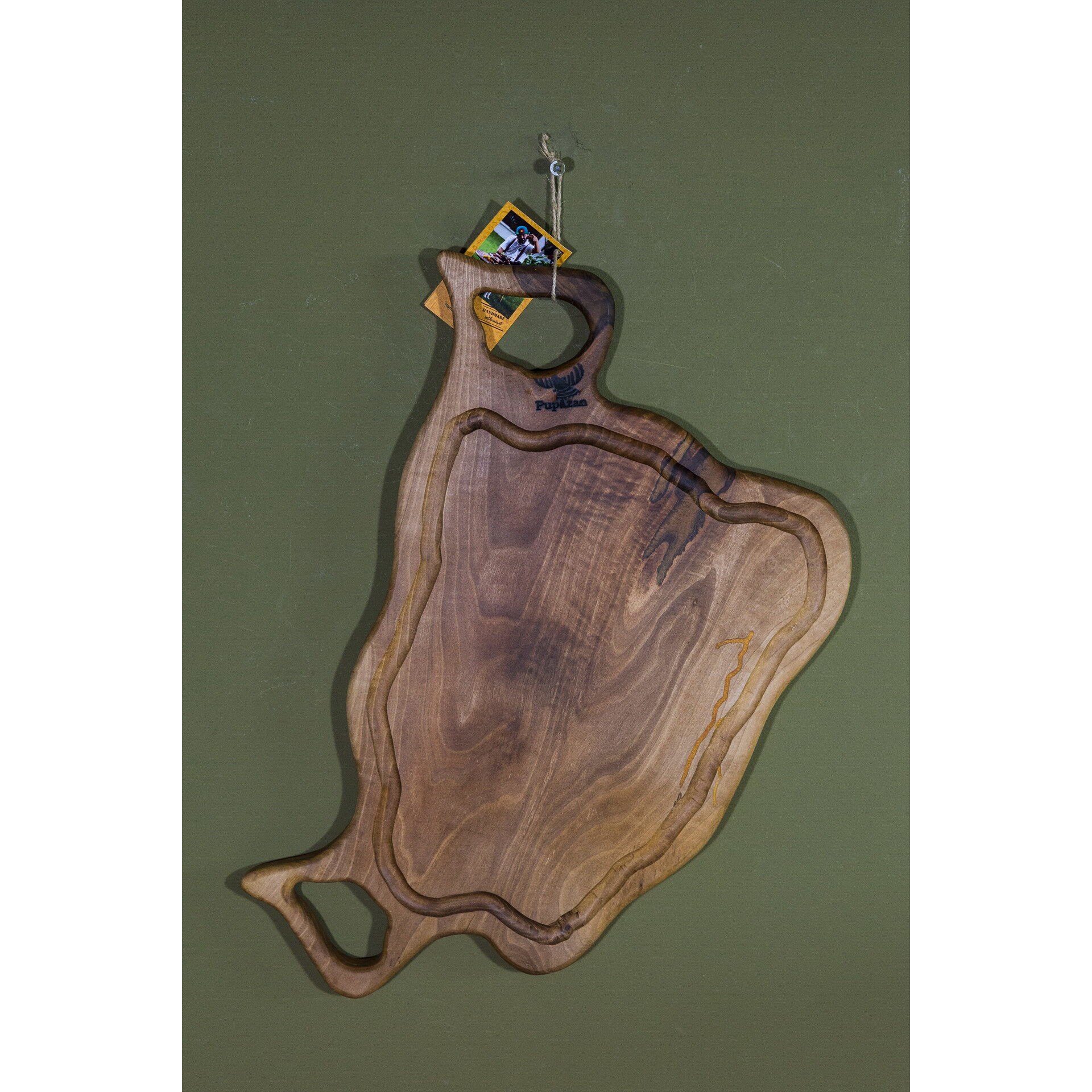 Tocator din lemn de nuc M+ 30x30x2cm (7685) - eMAG.ro