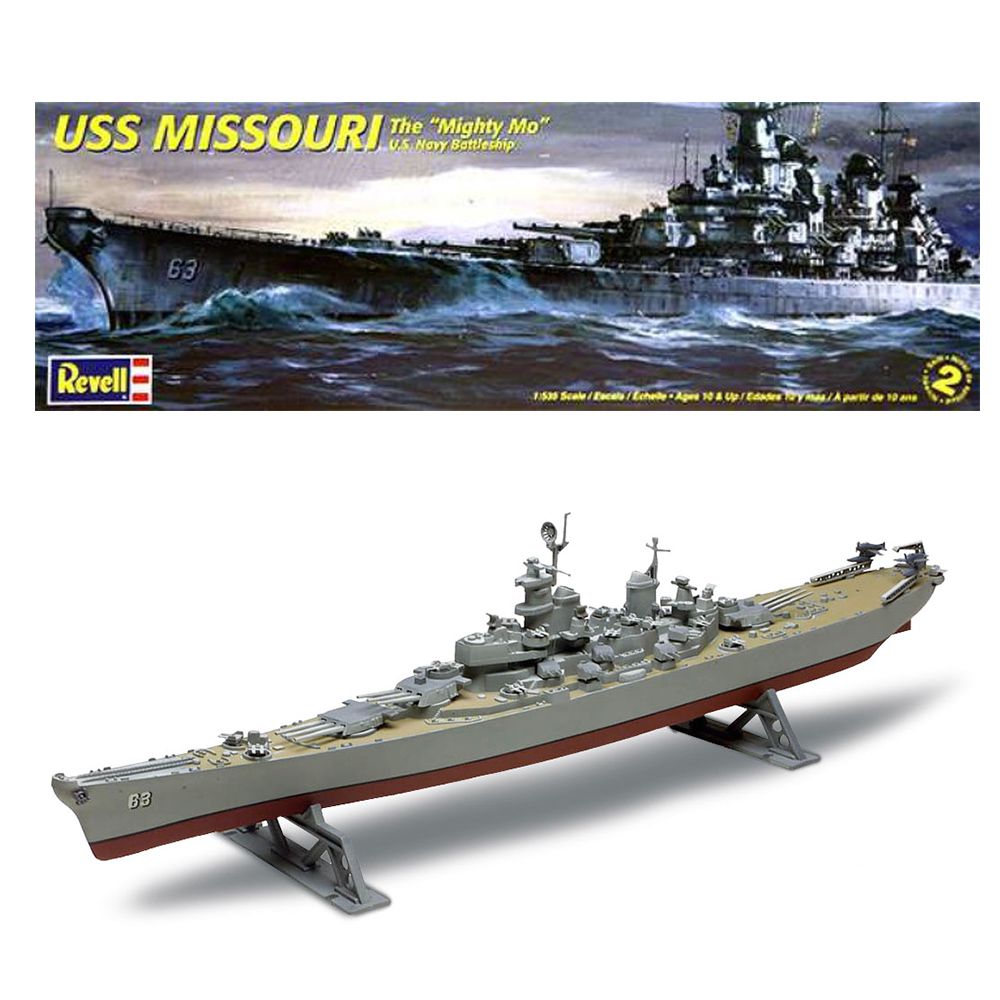 Macheta navomodele de construit Revell USS Missouri The "Mighty Mo" US ...