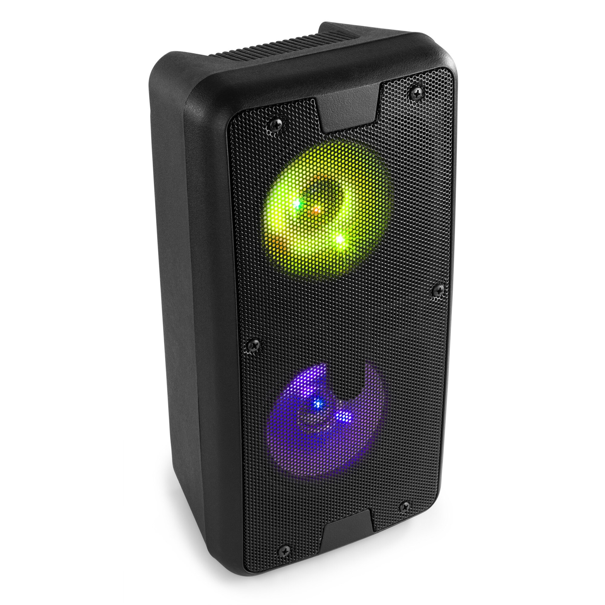 Boxa de petrecere, 2x4”, 50W, LED Disco, Bluetooth/USB/SD, Fenton SBS65 ...