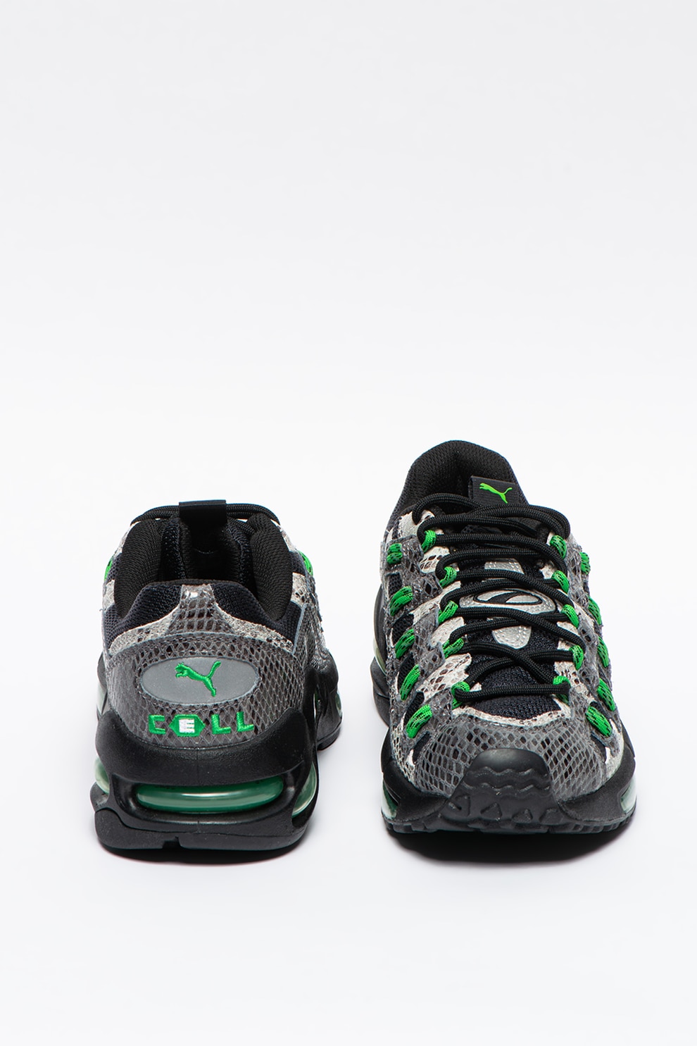 Puma, Pantofi sport cu talpa wedge Cell Endura Animal Kingdom, Gri ...