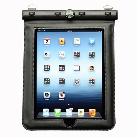 Husa subacvatica waterproof iPad pana la 9.7'', Negru - eMAG.ro